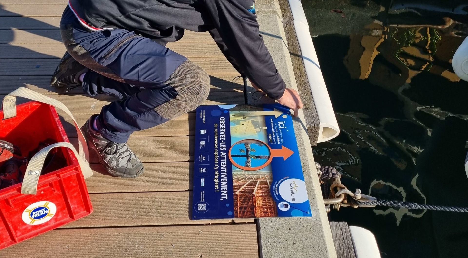 EXPLANATORY BOARDS BIOHUT - Actualité de Port Fréjus